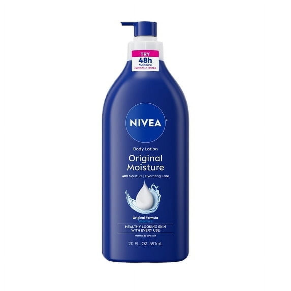 NIVEA Original Moisture Body Lotion with Vitamin E, 48Hr Daily Body ...