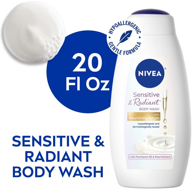 NIVEA Sensitive Body Wash | Body washes for grocery retail - Walmart ...