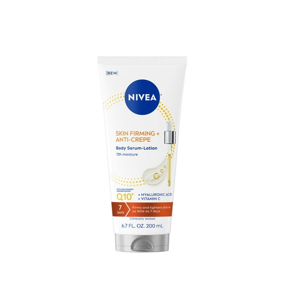 NIVEA Skin Firming & Anti Crepe Body Serum-Lotion with Q10, Hyaluronic ...