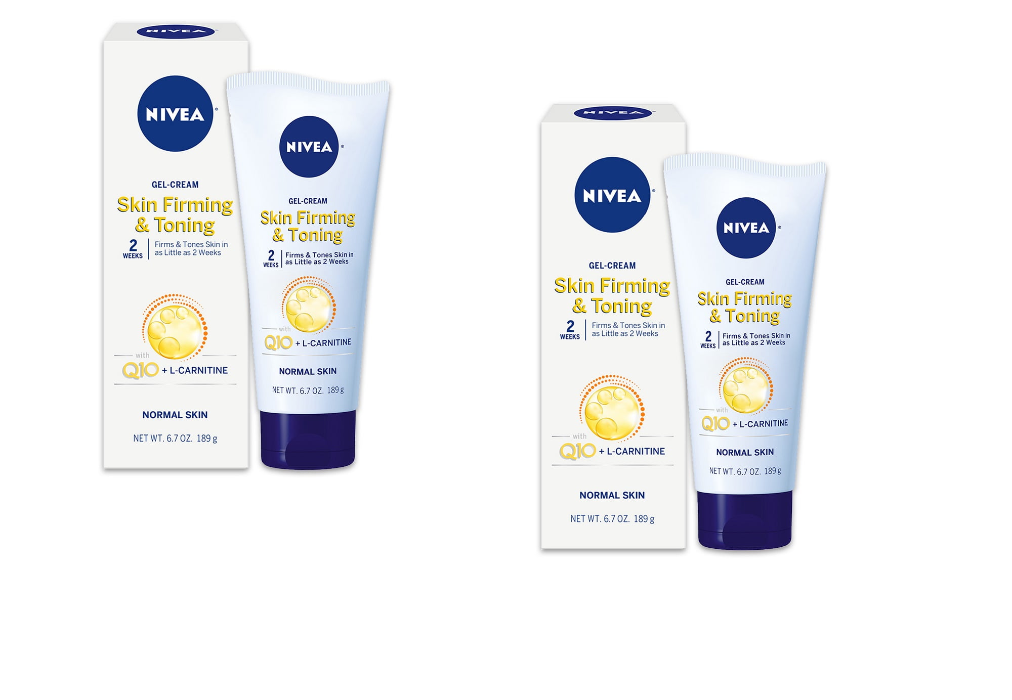 NIVEA Skin Firming & Toning Smoothing Gel-Cream, 6.7 Oz - 2 PACK ...