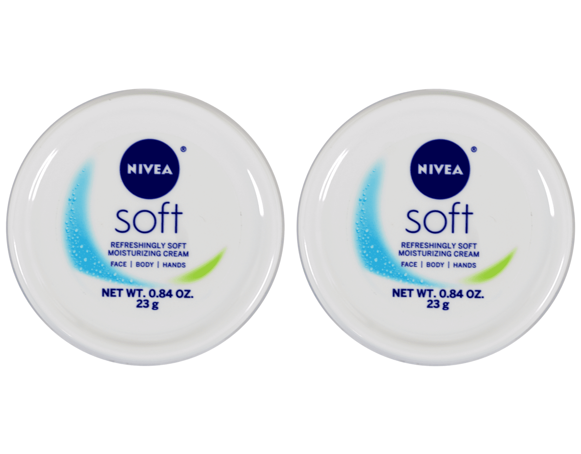 NIVEA Soft body face hand moisturizing Cream pack of 2 - Walmart.com