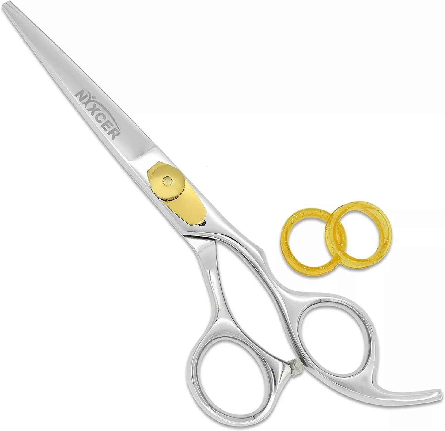 NIXCER PROFESSIONAL SERIES CONVEX EDGE HAIR CUTTING SCISSORS 6.5 ...