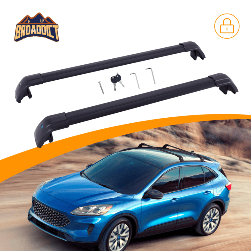 NIXFACE 165LBS Roof Rack Cross Bars Fit for 2020-2024 Ford Escape W/O ...