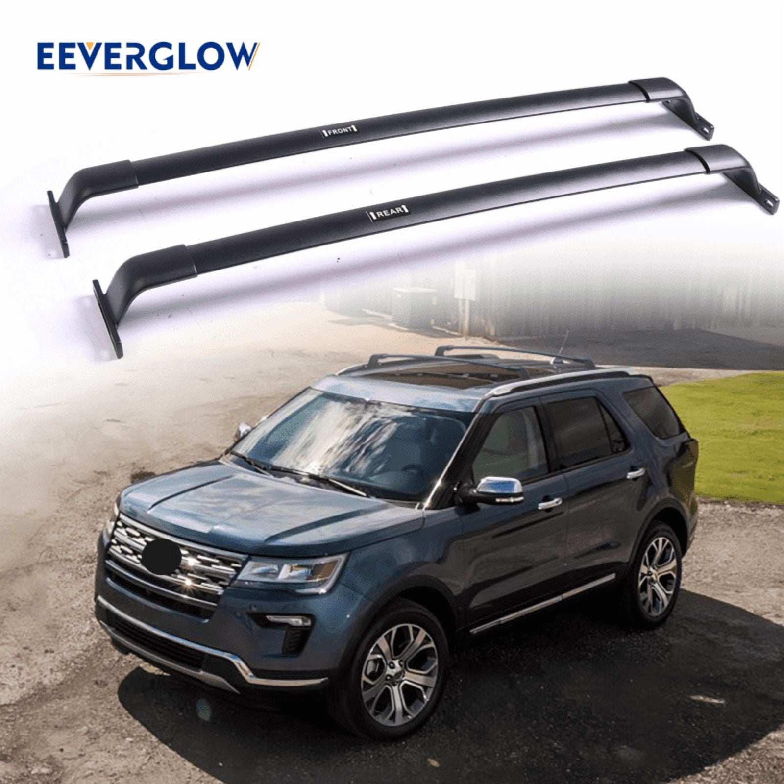 NIXFACE 220 LBS Roof Rack Cross Bars Fit for Ford Explorer 2016-2019 ...