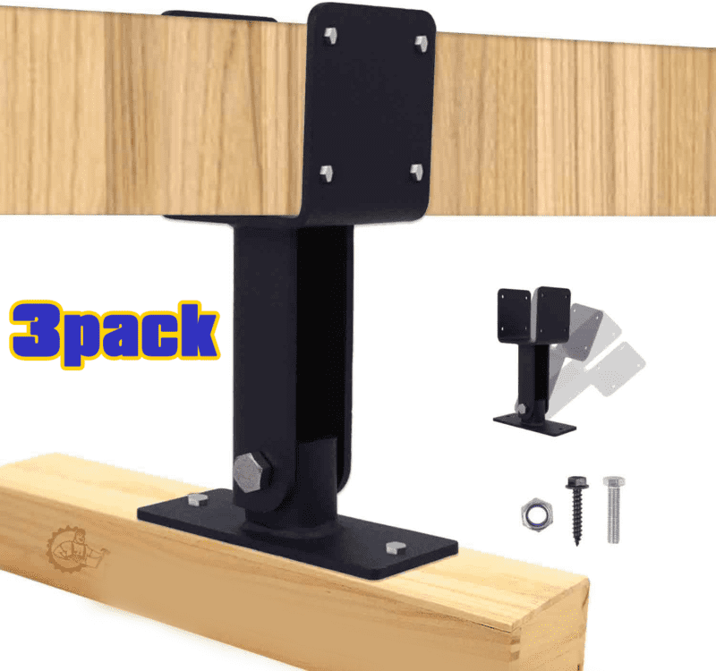 NIXFACE 3Pcs Roof Riser Brackets Kit,Pergola Roof Riser Beam Bracket ...