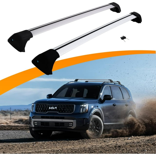 NIXFACE Anti-Theft Cross Bars Fit for 2023 2024 Kia Telluride X-LINE X ...