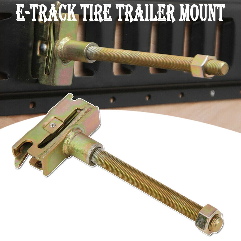 NIXFACE E-Track Tire Trailer Mount for Enclosed Trailers Wall Trucks ...