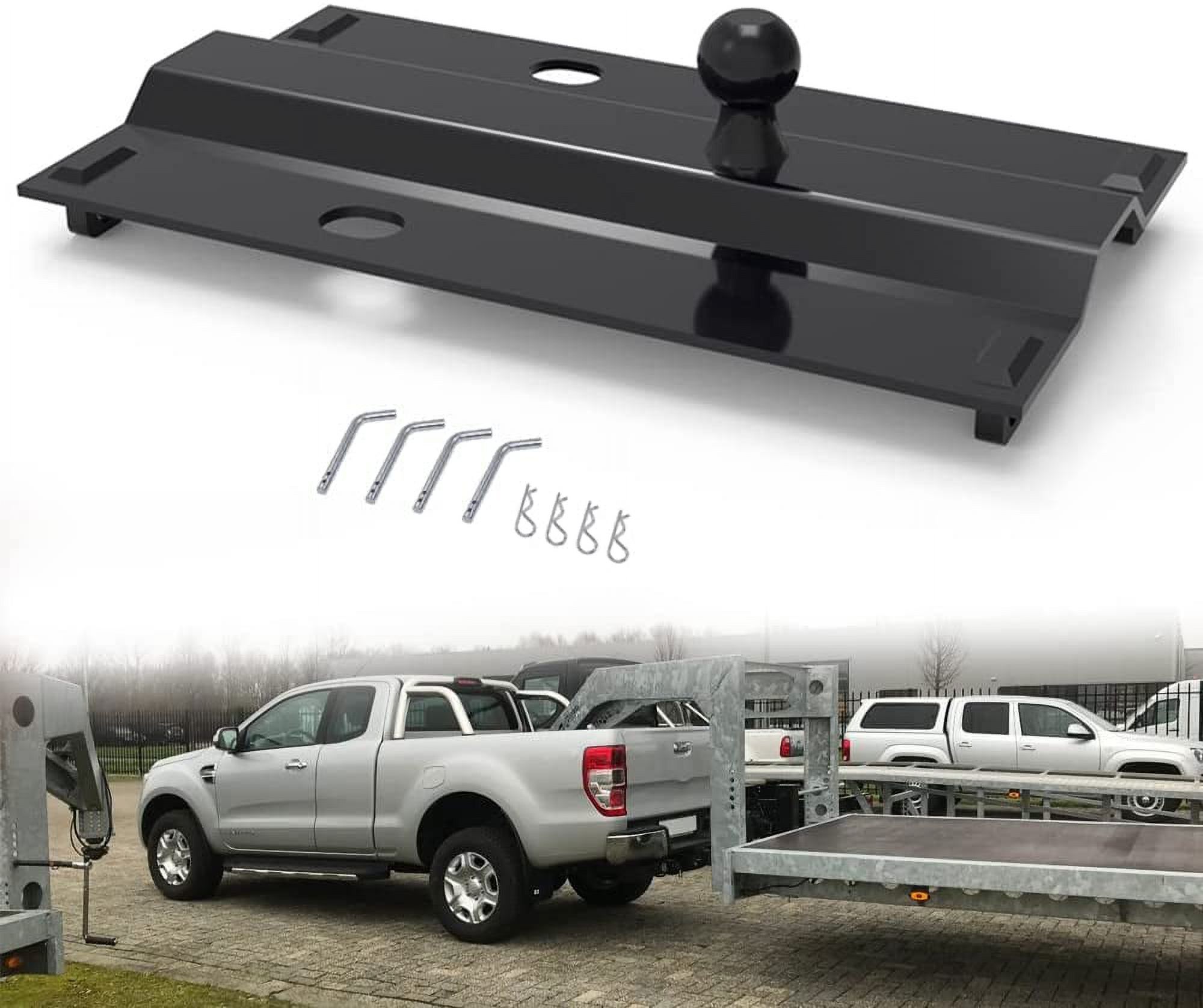 "Convert-A-Ball C5G1216 Hitch Adapter Converter, Cushioned Fifth Wheel ...