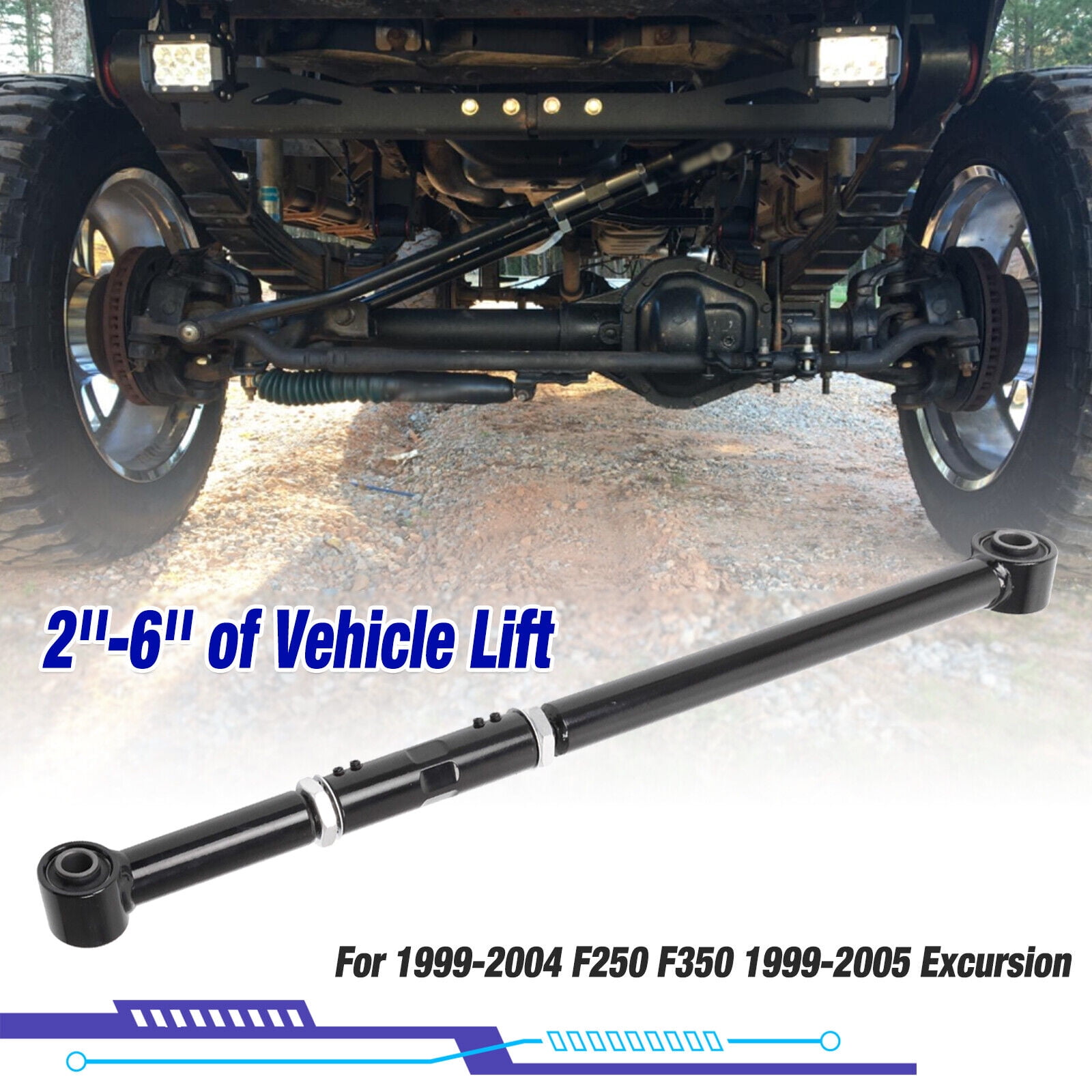 NIXFACE Front Adjustable Track Panhard Bar for Ford 1999-2004 F250 F350 ...