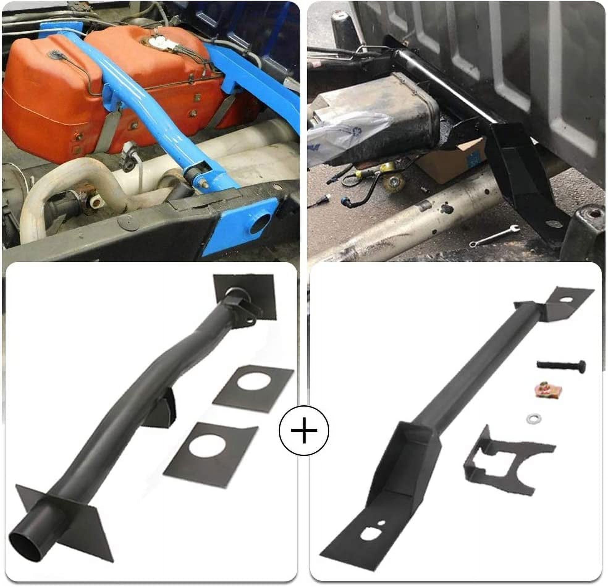 NIXFACE Front Fuel Tank Support Crossmember & Rear Tank Support ...