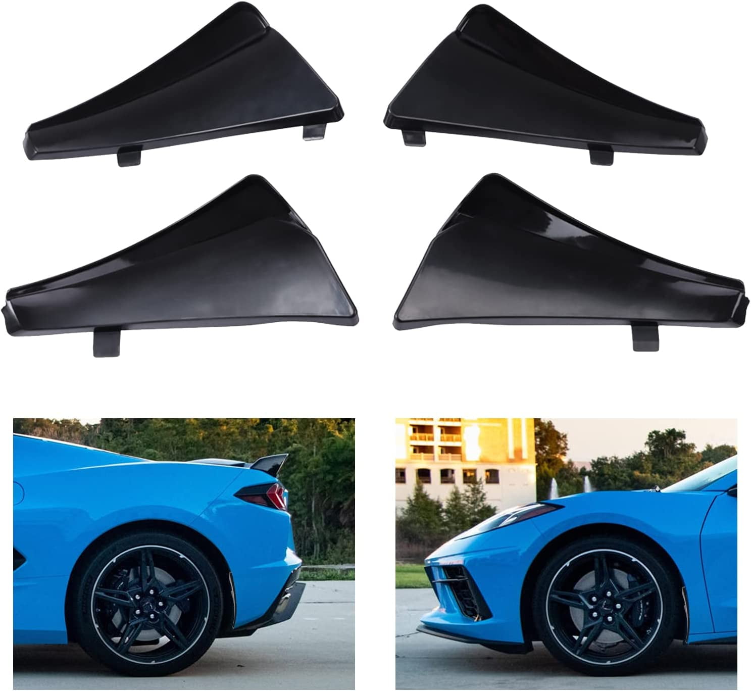 NIXFACE Front & Rear Splash Guards Mud Flaps Fender XL Carbon Fiber ...