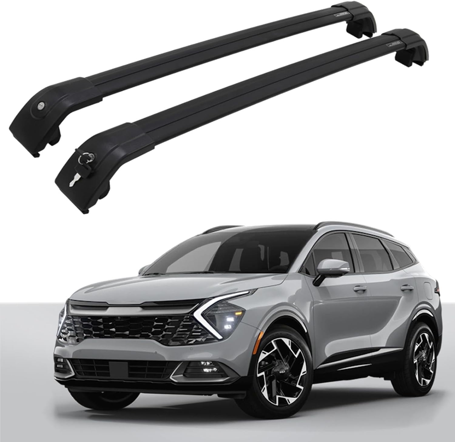 NIXFACE Roof Cross Bars for 2023-2024 Kia SX/SX Prestige, Lockable ...
