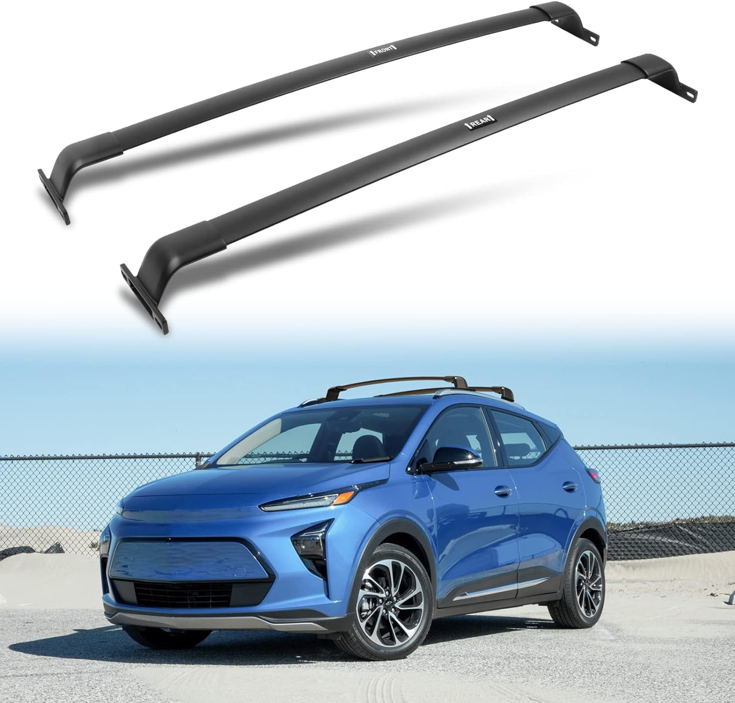 NIXFACE Roof Rack Cross Bars Fit for Chevy Chevrolet Bolt-EUV Bolt EUV ...