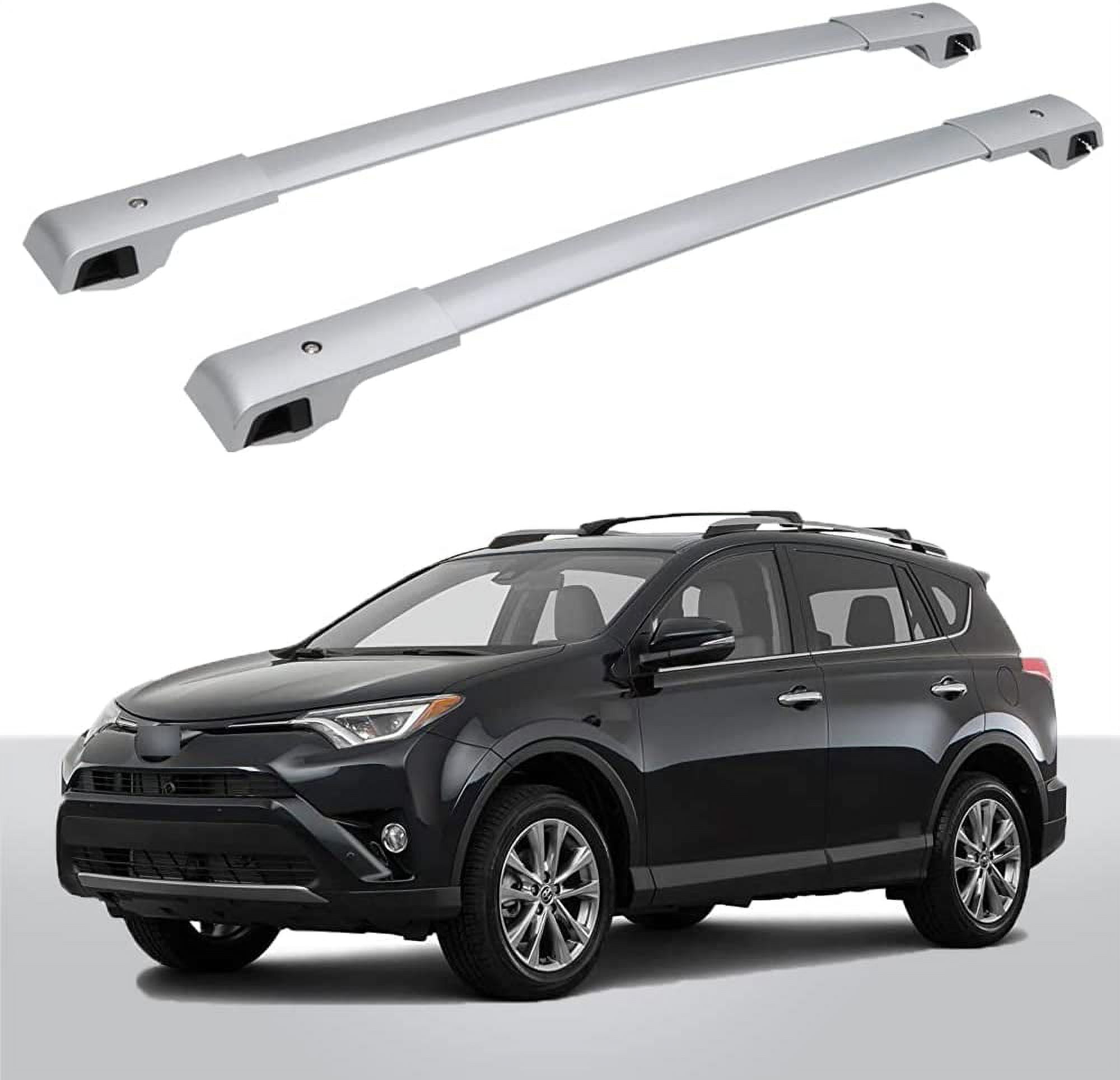 NIXFACE Roof Rack Cross Bars Fit for Toyota RAV4 2013-2018 Cargo ...