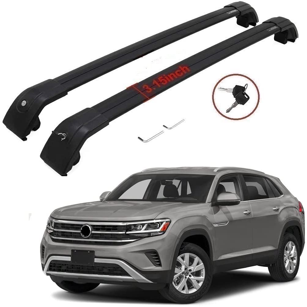 NIXFACE Roof Racks Bar for 20-22 VW Volkswagen Atlas Cross Sport Roof ...