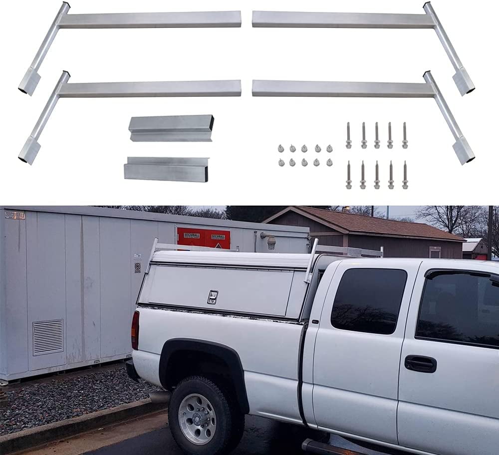 NIXFACE Universal Heavy Duty Aluminum Truck Cap & Topper Ladder Rack ...