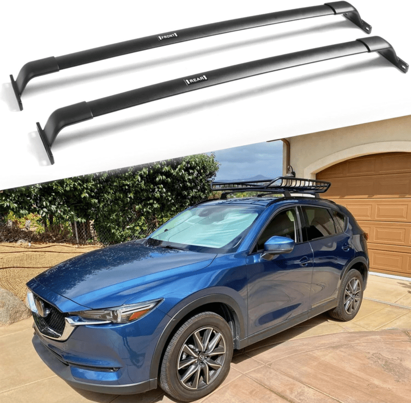 NIXFACE Upgraded 220 LBS Roof Racks Cross Bar Fit for Mazda CX-5 CX5 ...