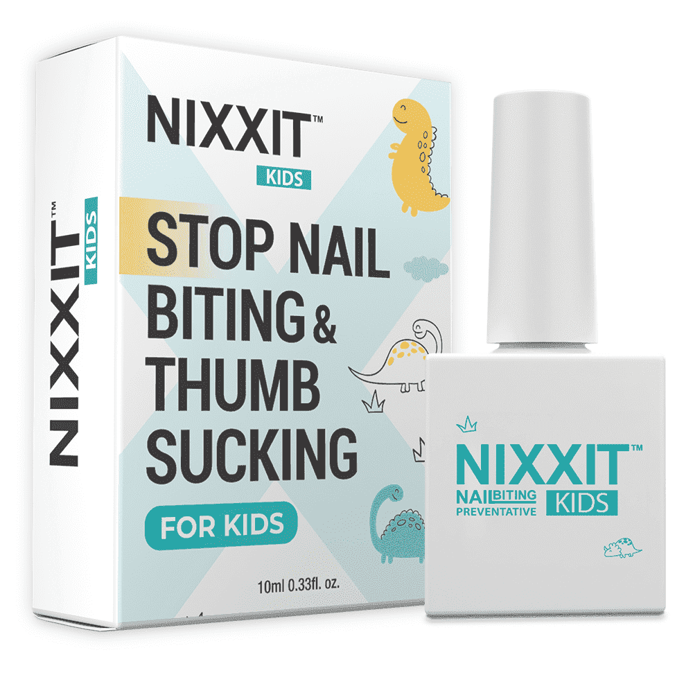 NIXXIT Anti Nail Biting Polish for Kids, Bitter, Safe Formula, 10ml ...
