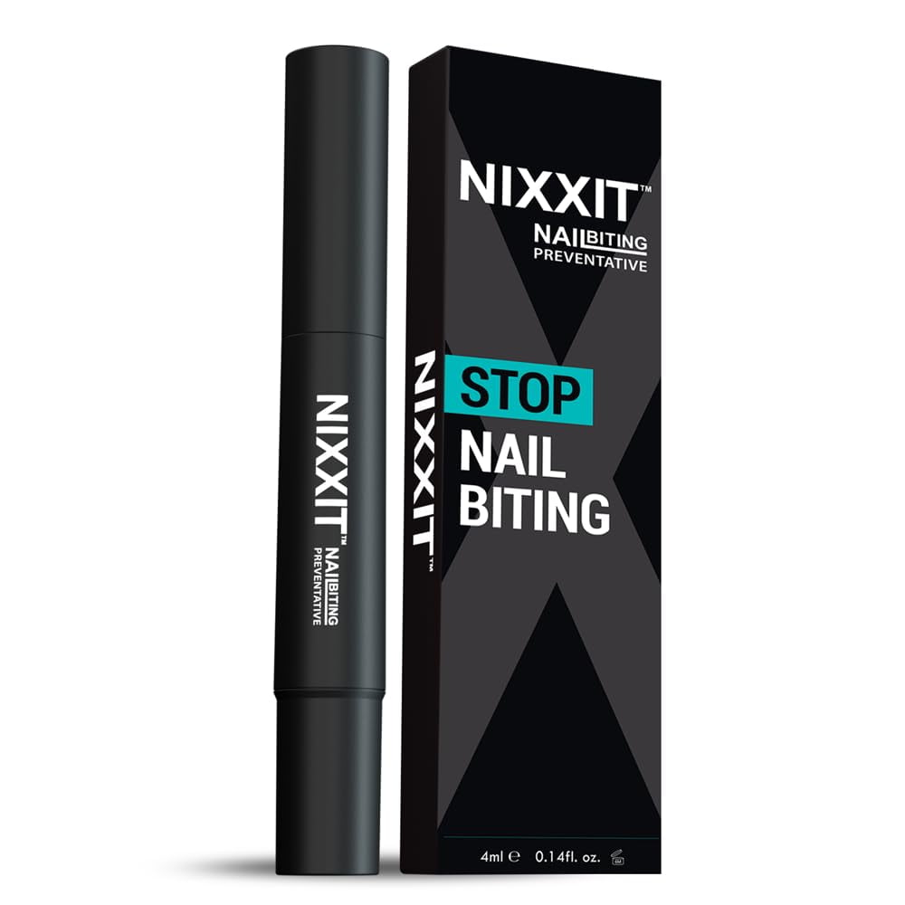 NIXXIT Nail Biting Treatment for Adults - Stop Nail Biting Pen and ...