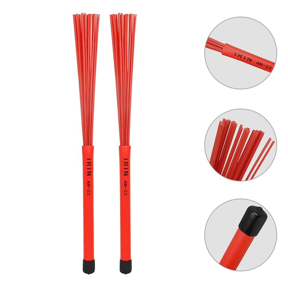 NIYANGLE 1 Pair Jazz Drum Retractable Brush With Telescopic Function ...