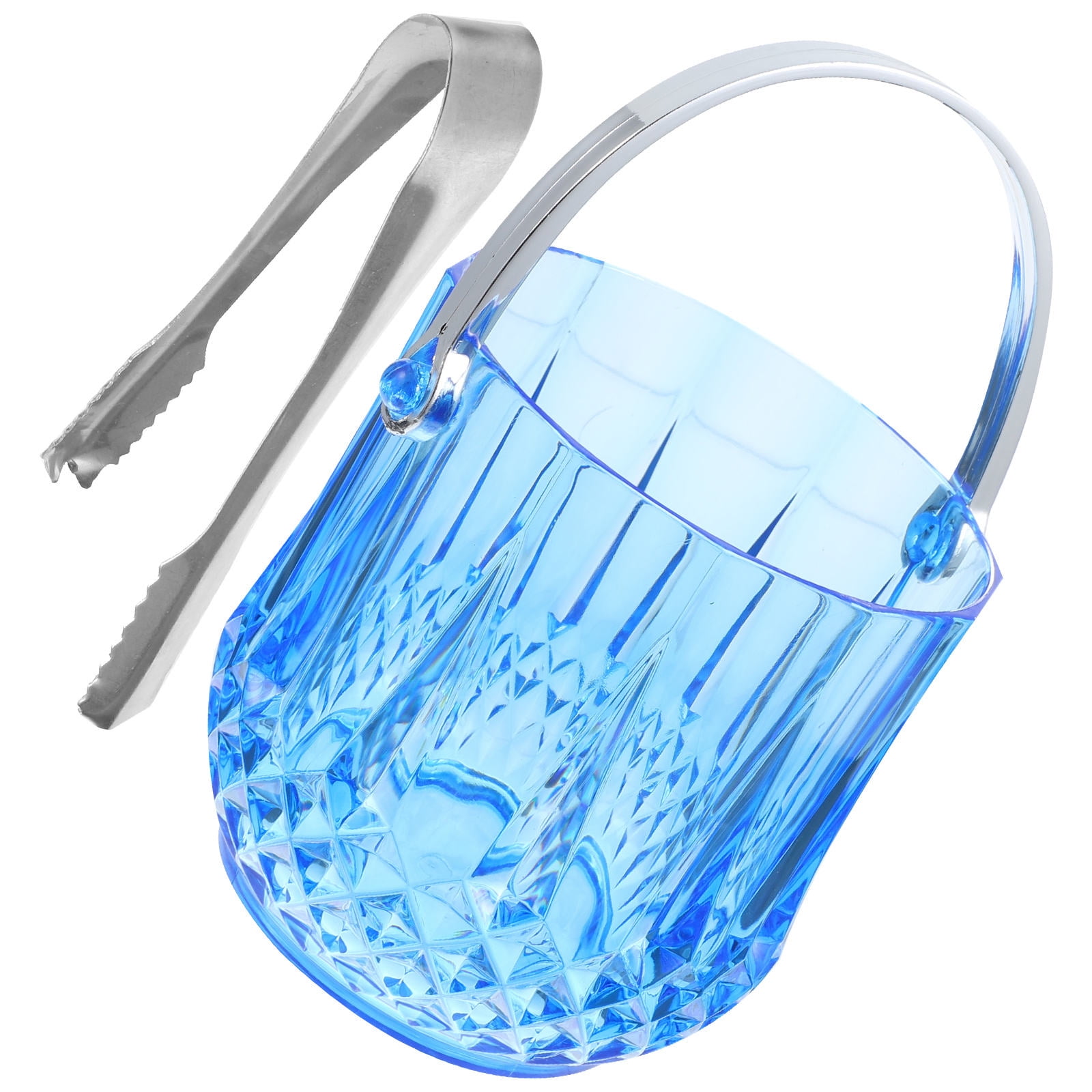 NIYANGLE 1 Set Bar Ice Cube Bucket Rectangular Sky-Blue For Home And ...