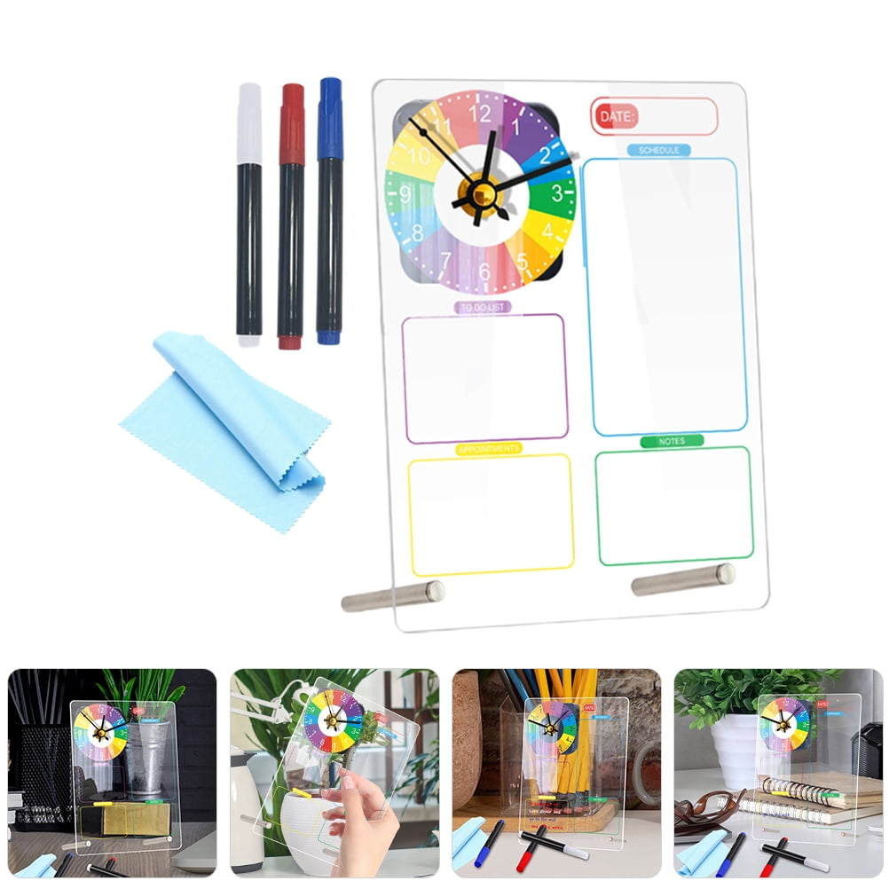 NIYANGLE 1 Set Decorative Note Board For Study Room Acrylic Planning ...