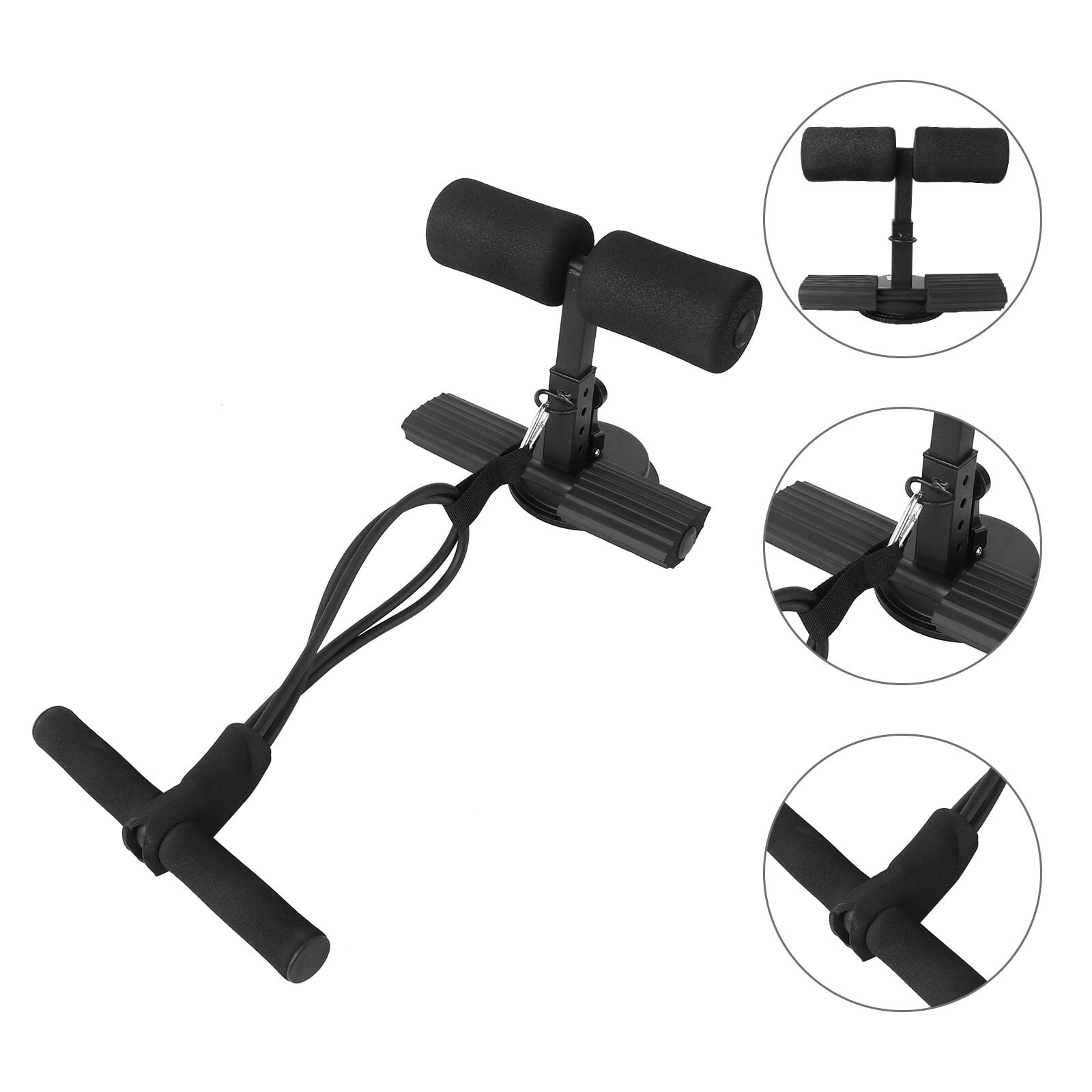 NIYANGLE 1 Set Sit-Up Aid Steel and Foam for Men and Women Home Gym ...