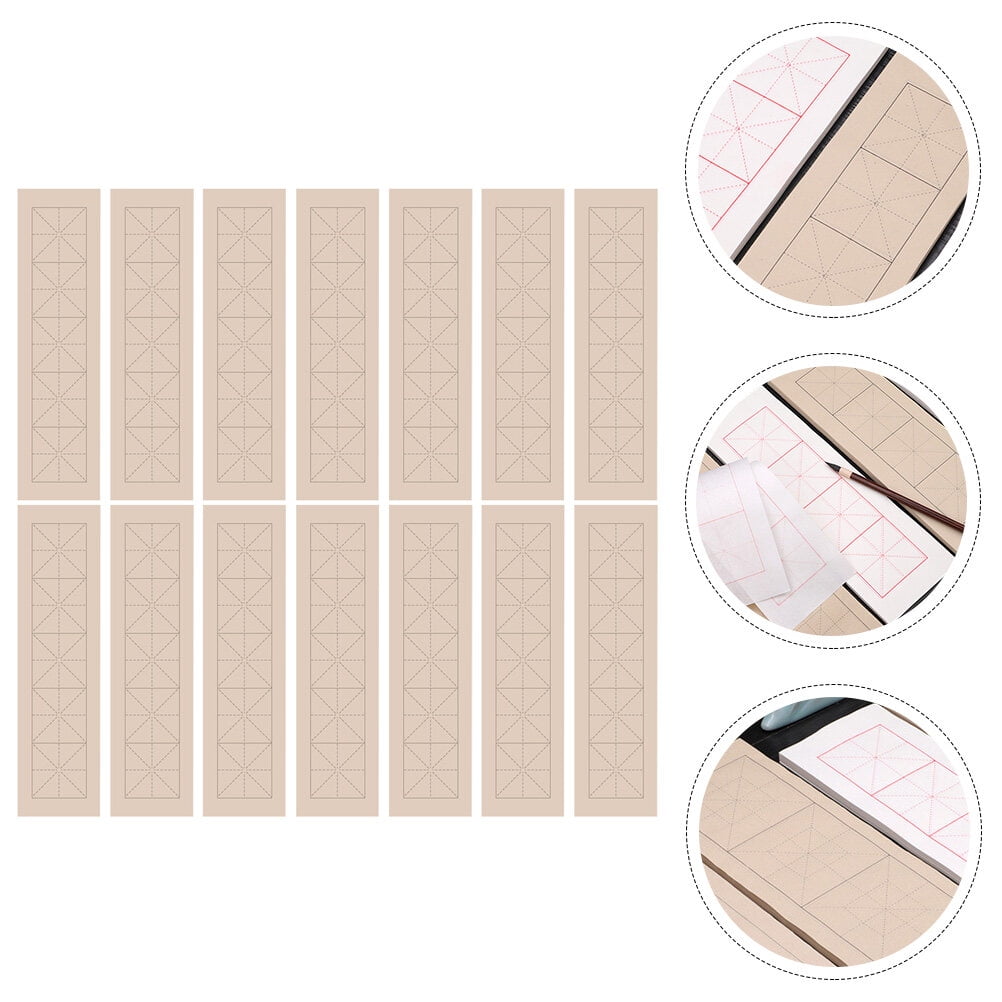 NIYANGLE 100 Sheets Calligraphy Paper for Beginners Rectangular Grid ...