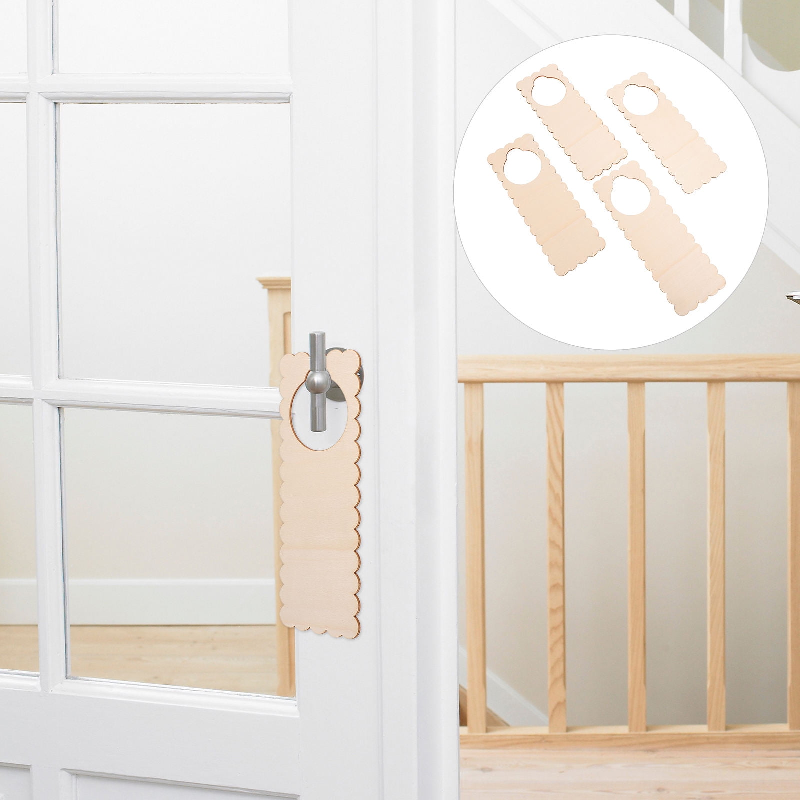 NIYANGLE Vacant Occupied Door Hanger Sign Doorknob Sign Boards Khaki ...