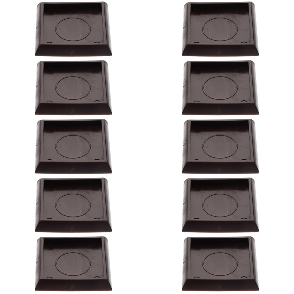 NIYANGLE 10Pcs Furniture Coasters for Floor Protection Square Plastic ...