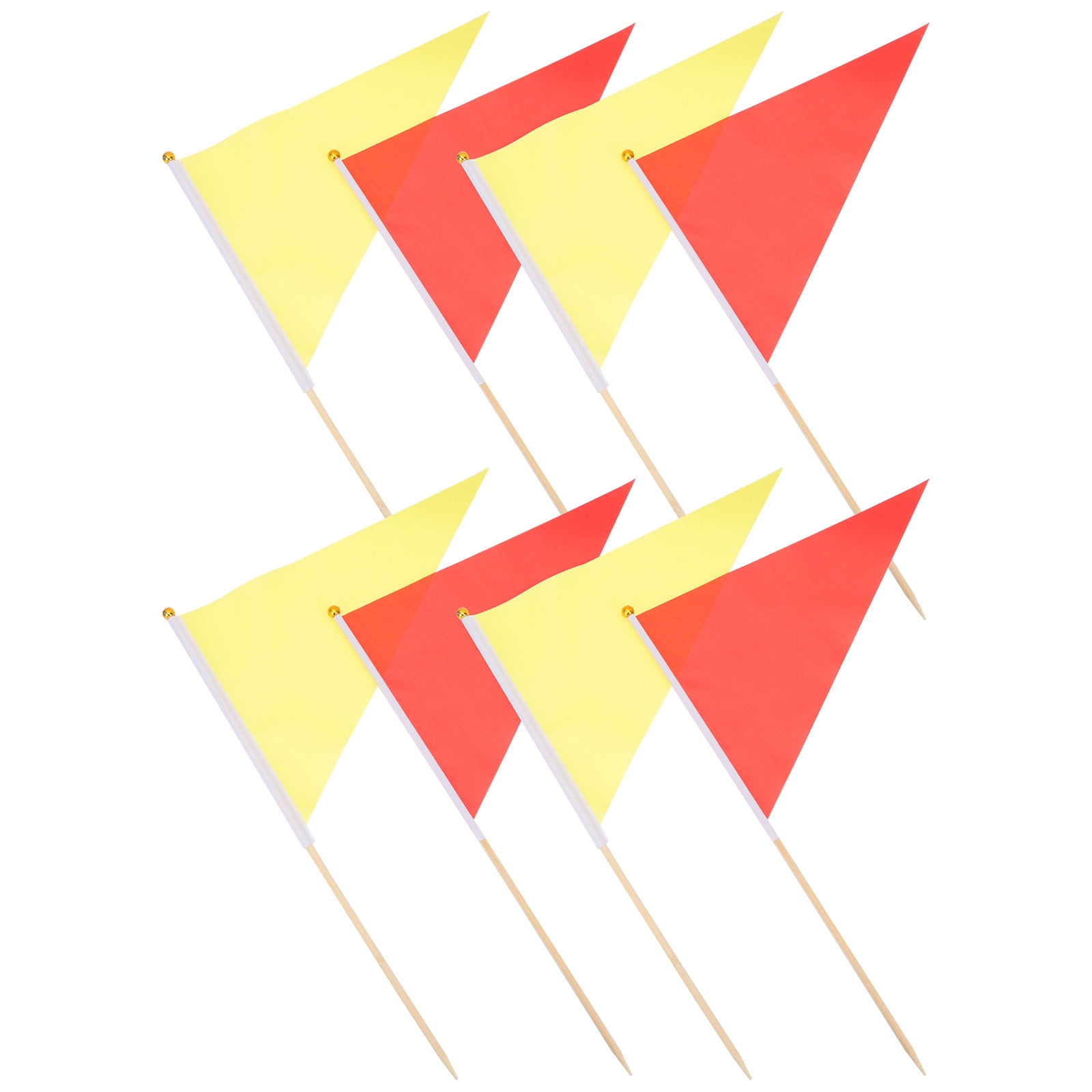 NIYANGLE Marking Flags For Lawn Polyester Yellow 10Pcs - Walmart.com