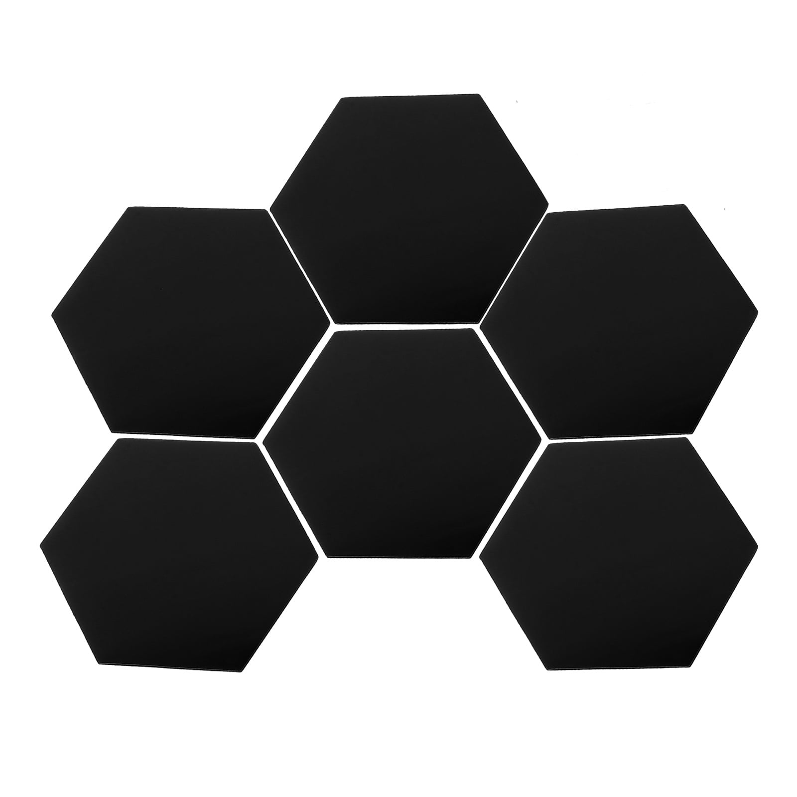 NIYANGLE 12Pcs Modern Design Hexagonal Mirror Wall Stickers for Living ...