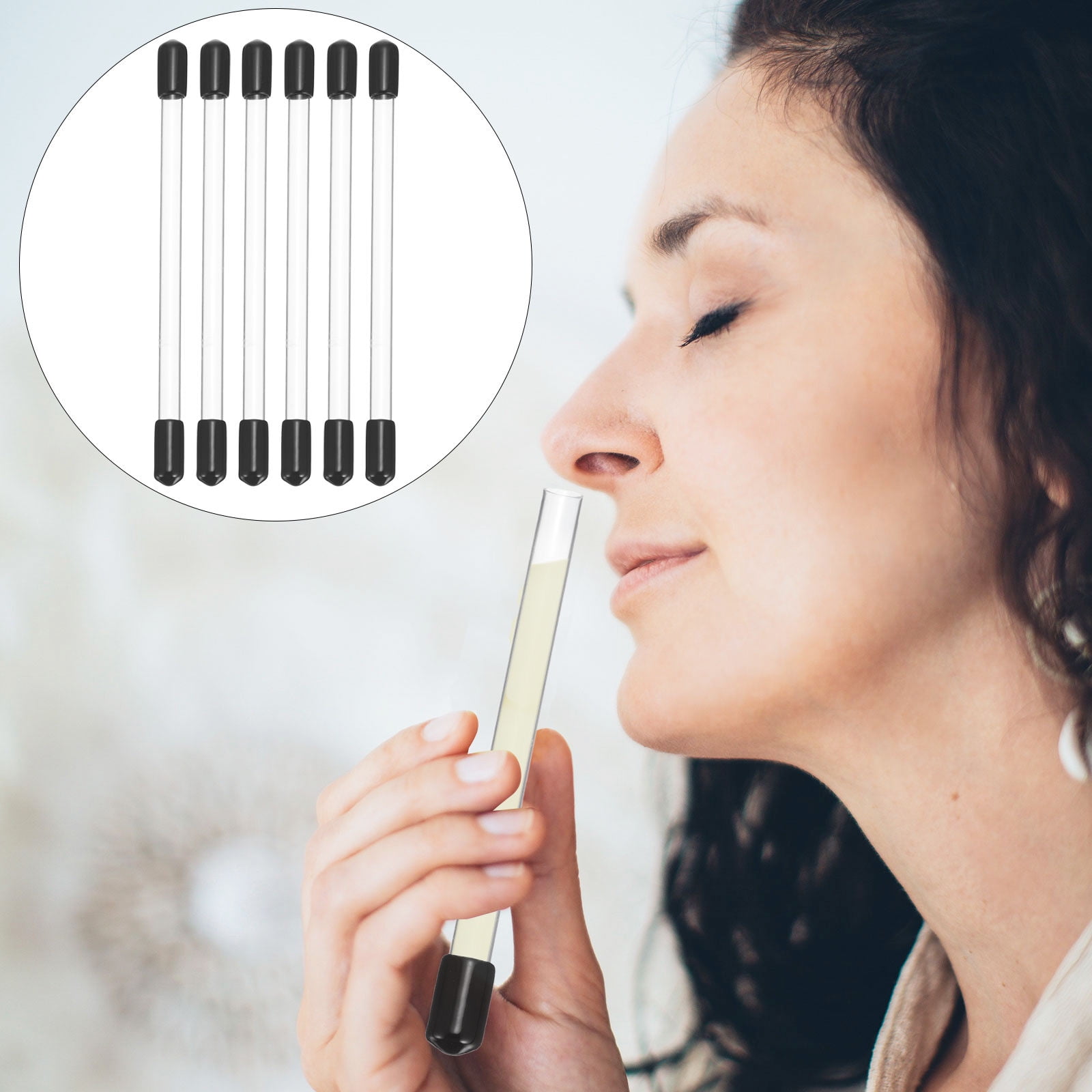 NIYANGLE 12Set Fragrance Sticks Holder Incense Tube Cylinder Acrylic ...