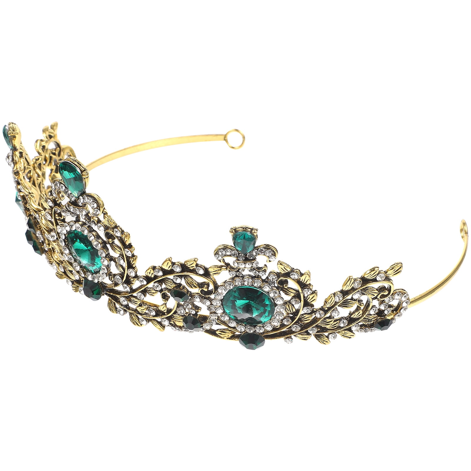NIYANGLE 1Pack Bridal Crown for Wedding Rhinestone Zinc Alloy Women ...