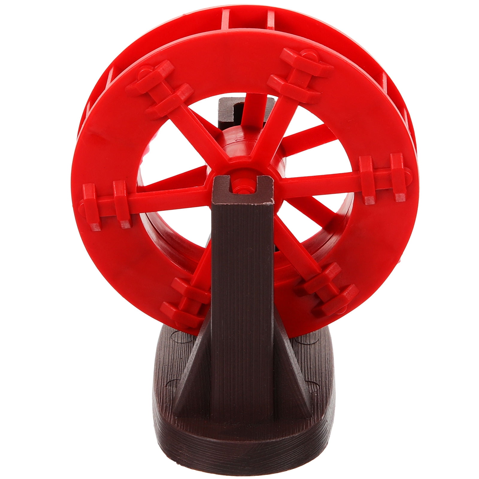 NIYANGLE 1Pack Diy Waterfall Fountain Scene Layout Decor Red Plastic ...