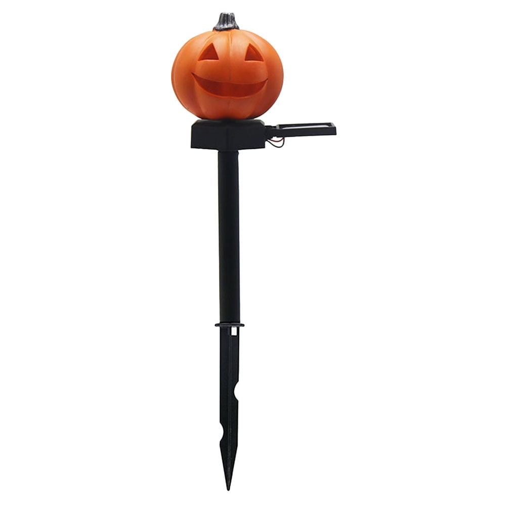 NIYANGLE 1Pack Lawn Decorations Solar Powered Pumpkin Shape for Outdoor ...