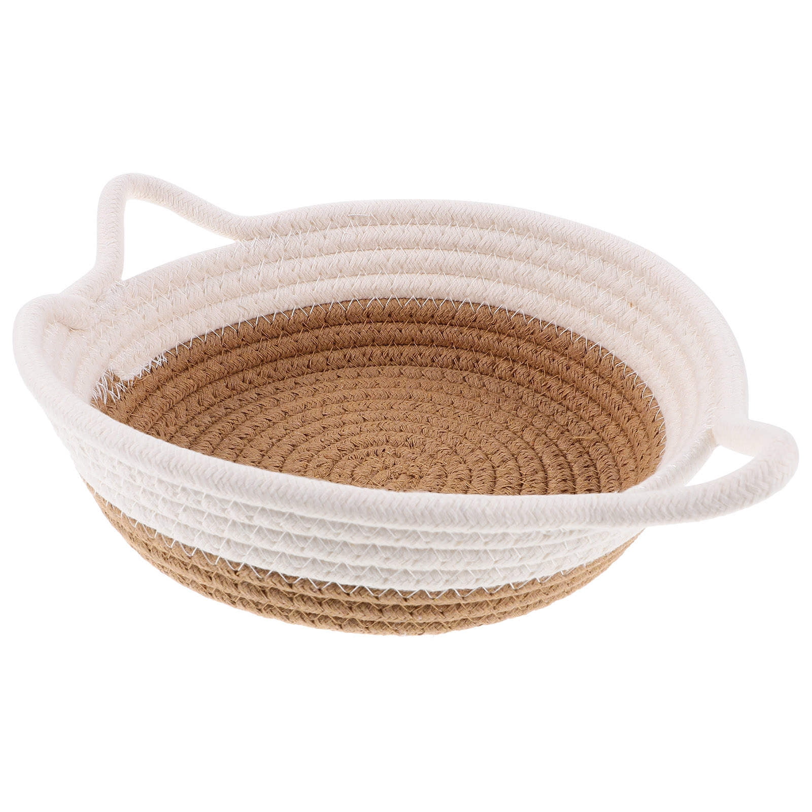 NIYANGLE 1Pack Small Rope Basket Woven Texture For Cosmetics Snacks ...