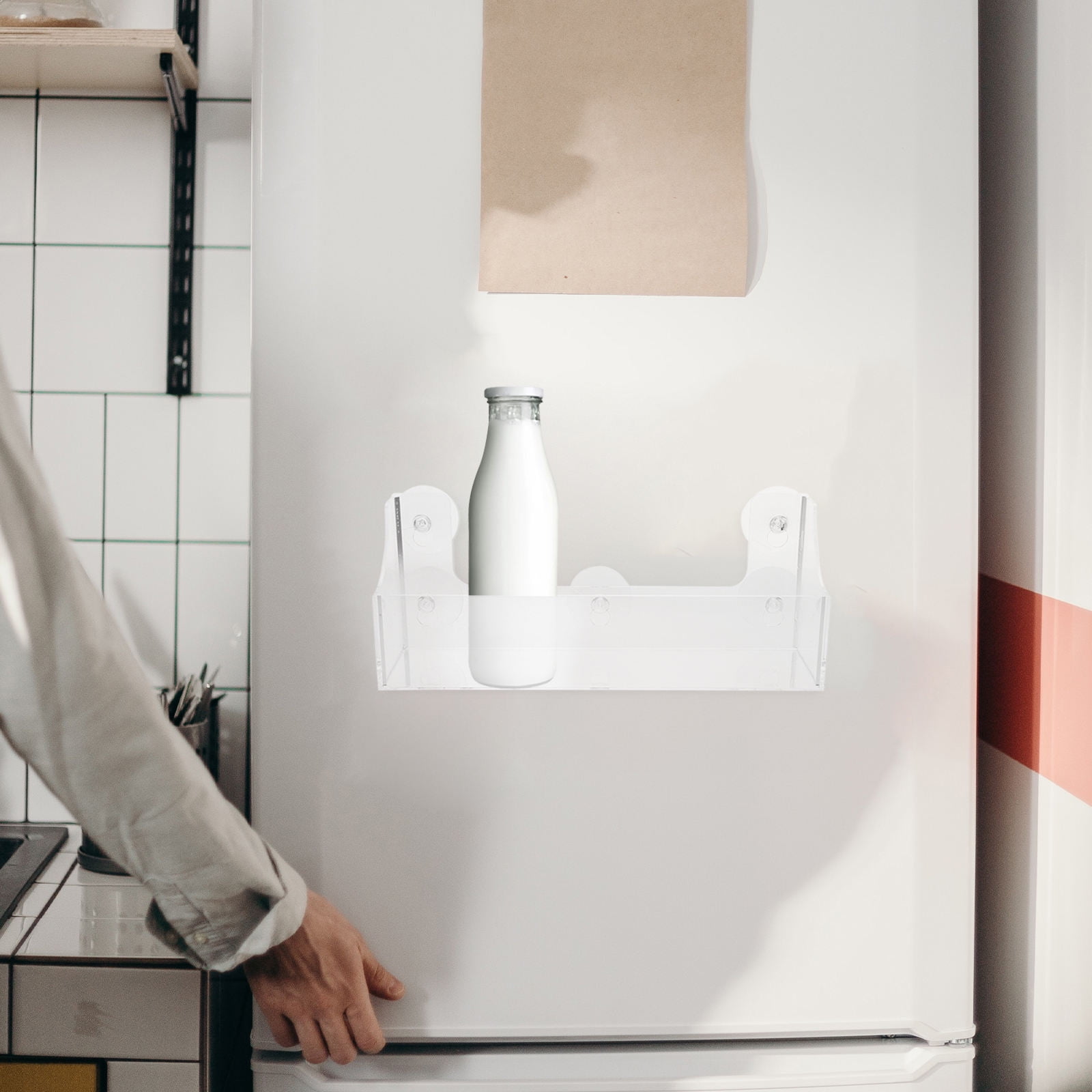 NIYANGLE 1Pack Soft Drink Holder for Refrigerator 11.8x4.7x3.1in ...