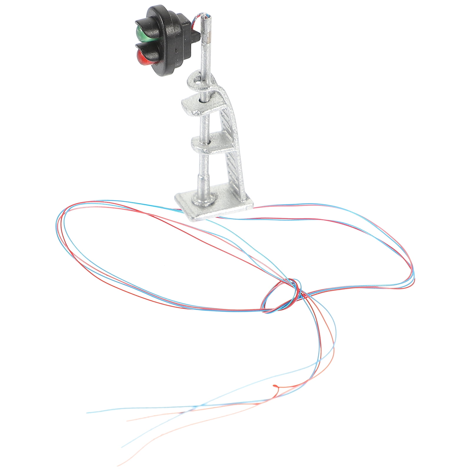 NIYANGLE 1Pack Traffic Light Model Miniature Silver Plastic Artistic ...