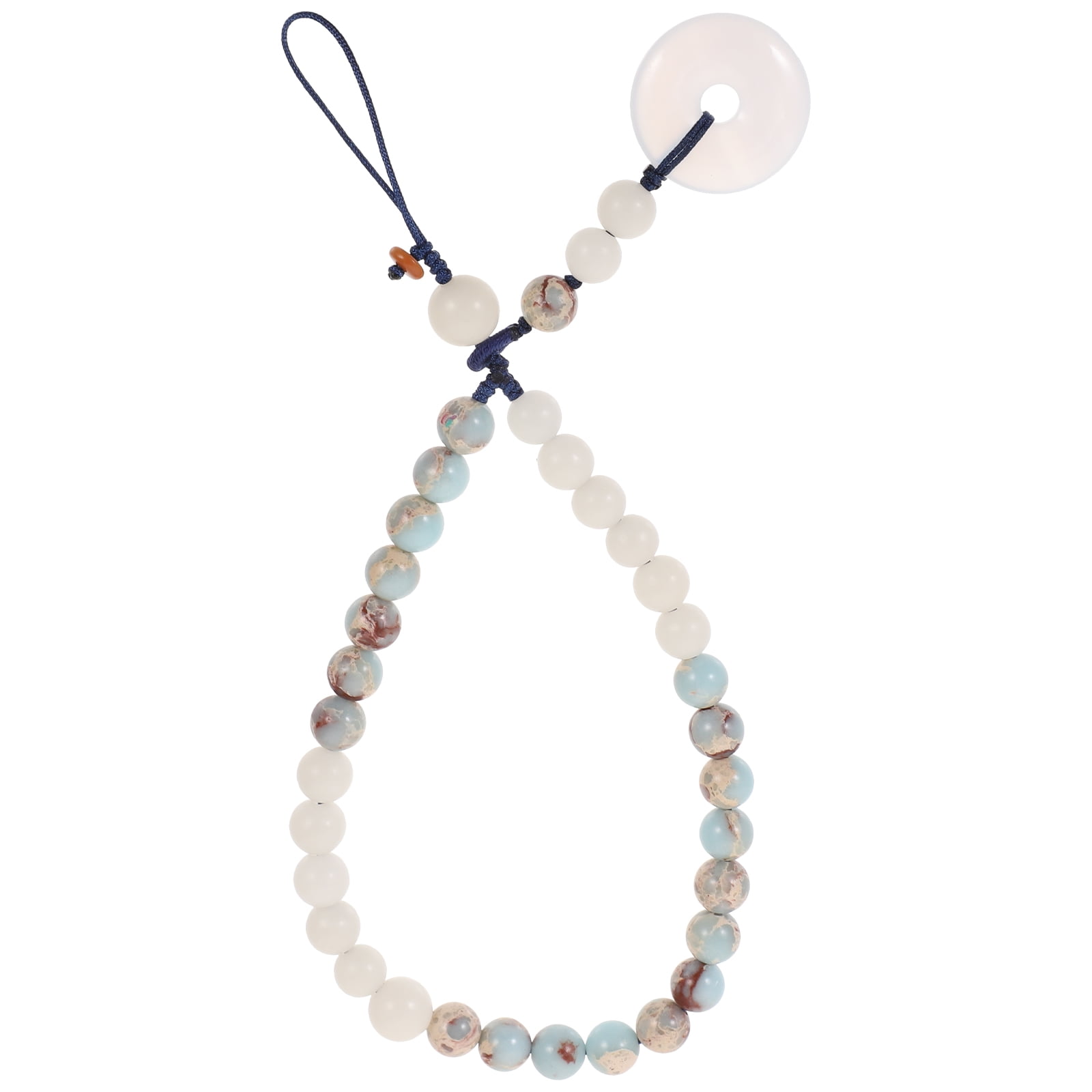 NIYANGLE 1Pc Detachable Jade Loop Phone Chain Belt for Daily Use and Wrist Wear 9.4X0.4X0.4In ...