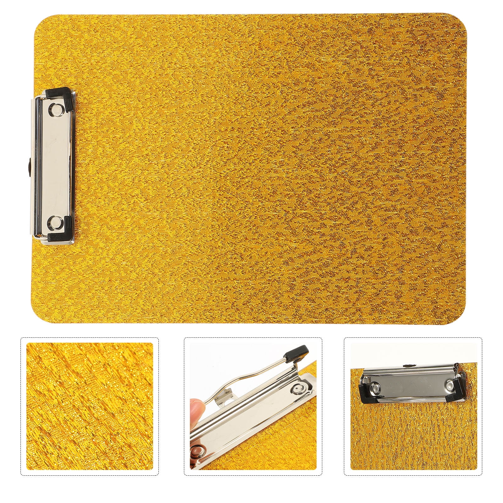 NIYANGLE 1Pcs Golden Acrylic Writing Pad Rectangular Shape Practical ...