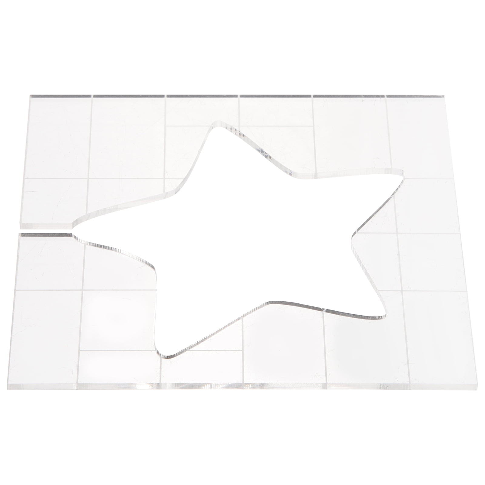 NIYANGLE Quilting Stencils Star Template Acrylic Transparent 1Pack ...