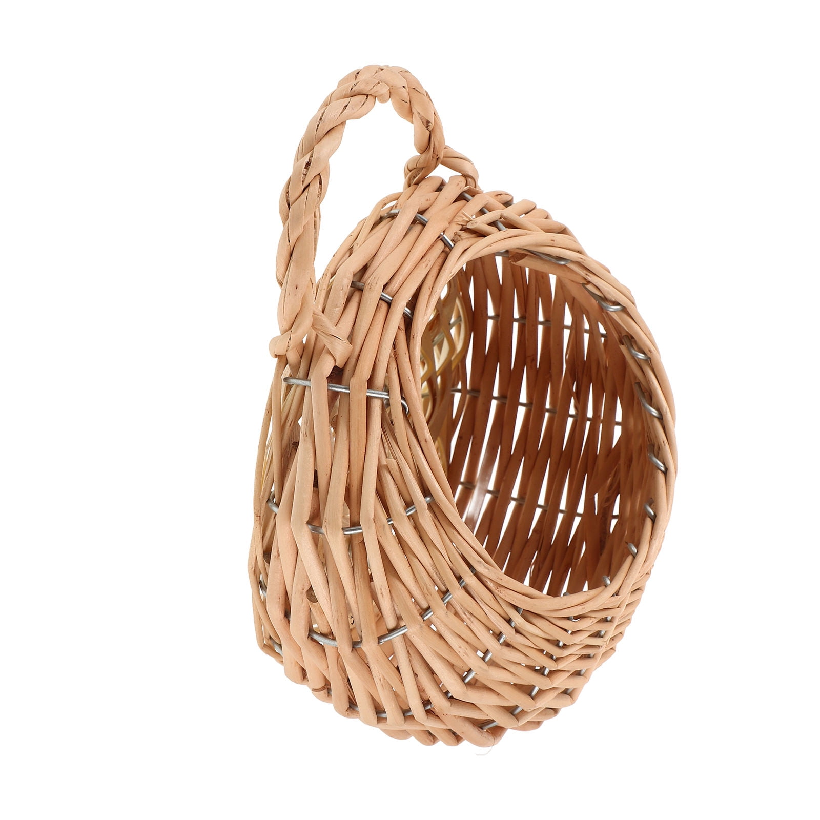 NIYANGLE Bohemia Woven Hanging Basket Beige Rattan 1Set - Walmart.com
