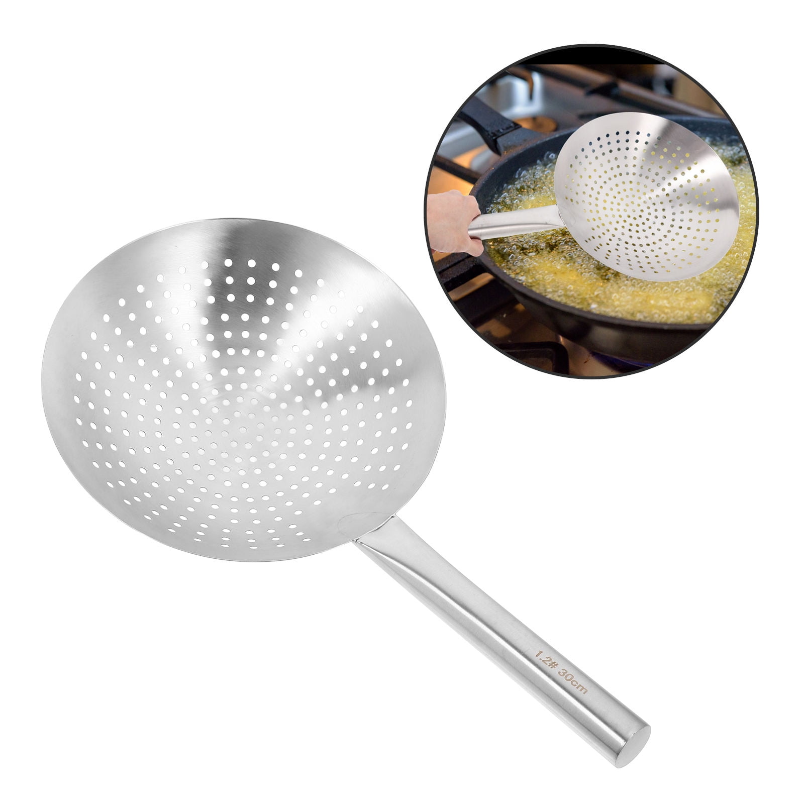 NIYANGLE 1Set Filter Spoon Oil Strainer Skimmer Cooking Oil Filter ...