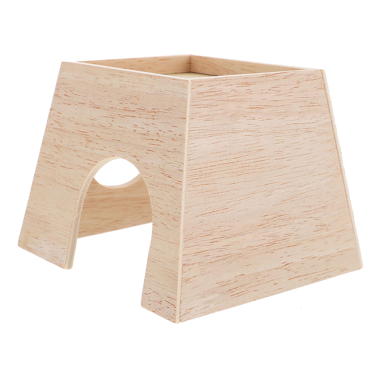 NIYANGLE 1Set Khaki Wood Pet Hideout For Small Pets And Hamsters 13 ...