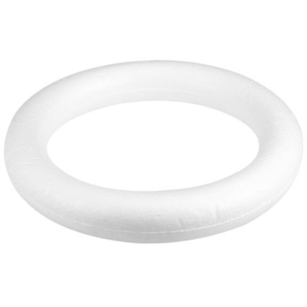 NIYANGLE 1Set Wreath Form Craft Foam Circles For Arts Crafts Round Foam ...