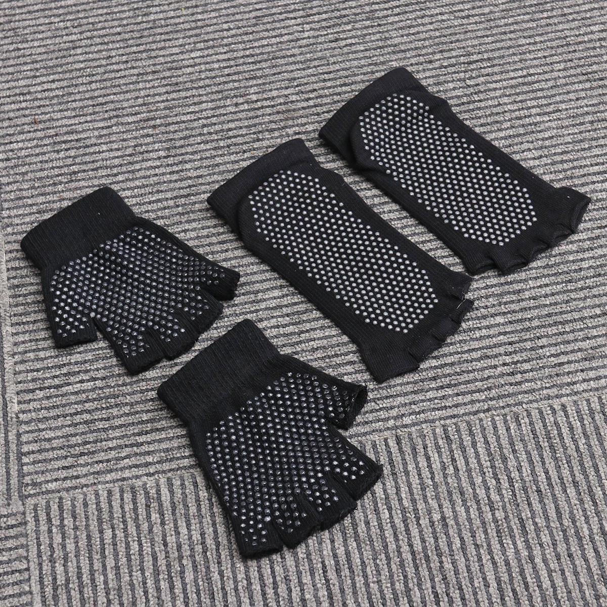 NIYANGLE 1Set Yoga Socks for with Silicone Grips for Better Traction ...