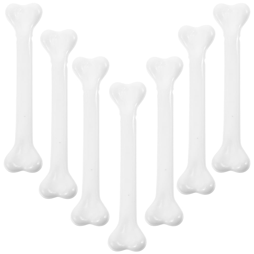 NIYANGLE 24Pcs Bone Fake Plastic Skeleton Bones Prop for White ...