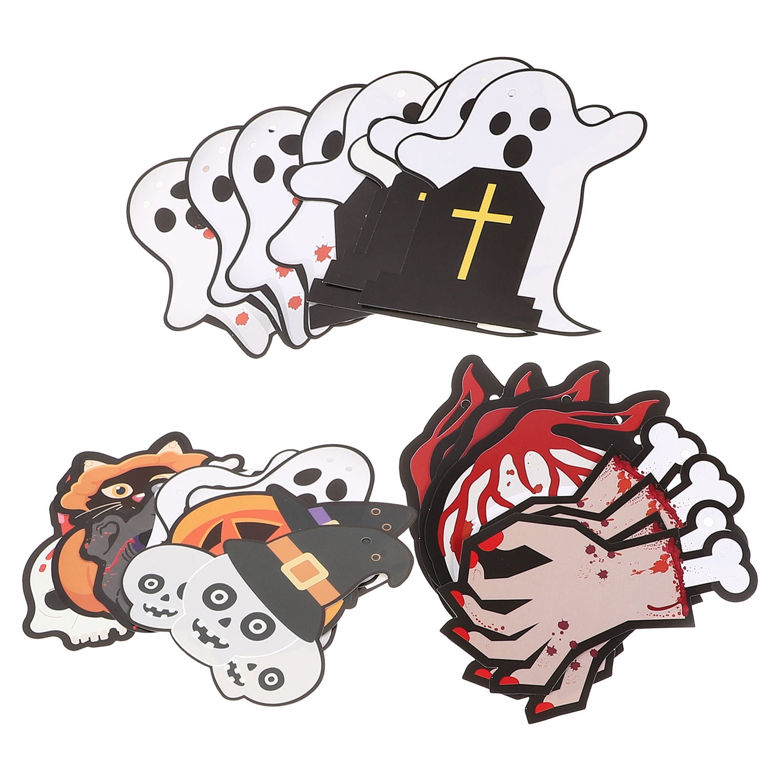 NIYANGLE 3 Strings Banner for Indoor Occasions Assorted Color Triangle ...