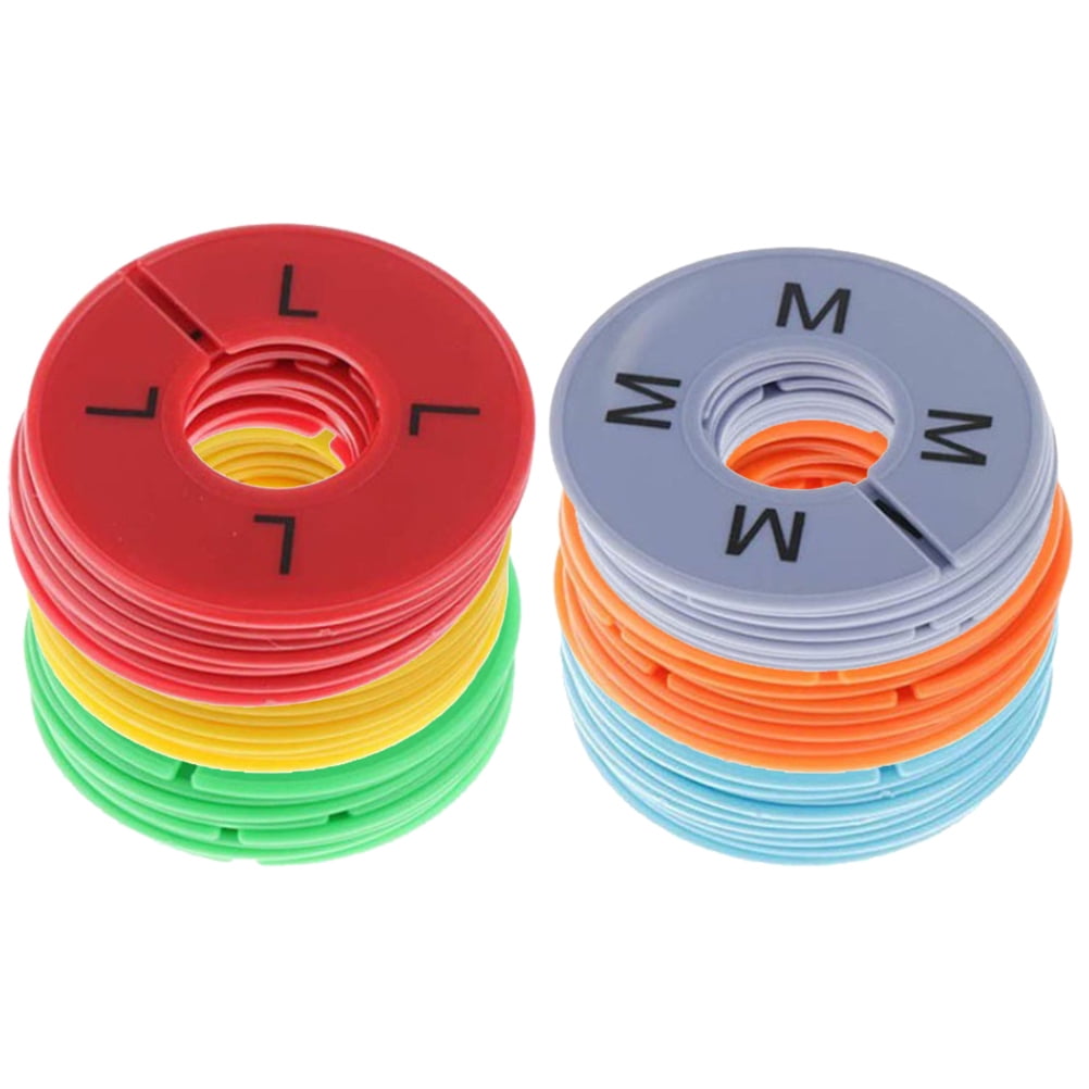 NIYANGLE 30Pcs Wardrobe Divider Boards Round Plastic for Clothes ...